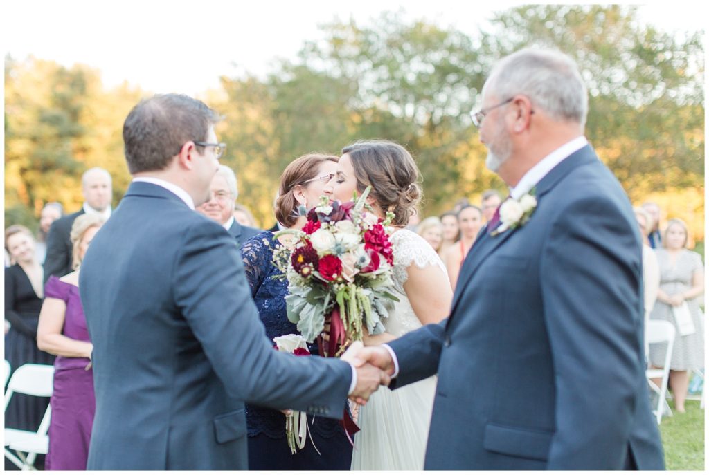Lauren and Cameron | Burgundy LSU AgCenter Botanic Gardens Wedding ...