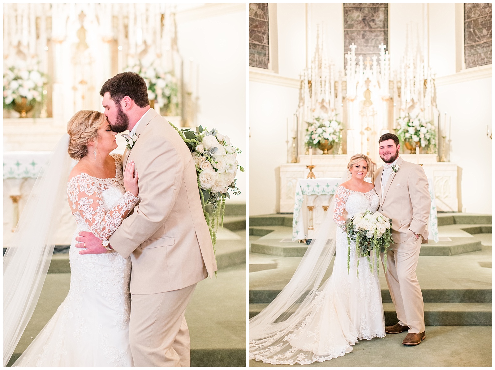 Mackenzie & John | St. Mary of False River New Roads Wedding | Renee ...