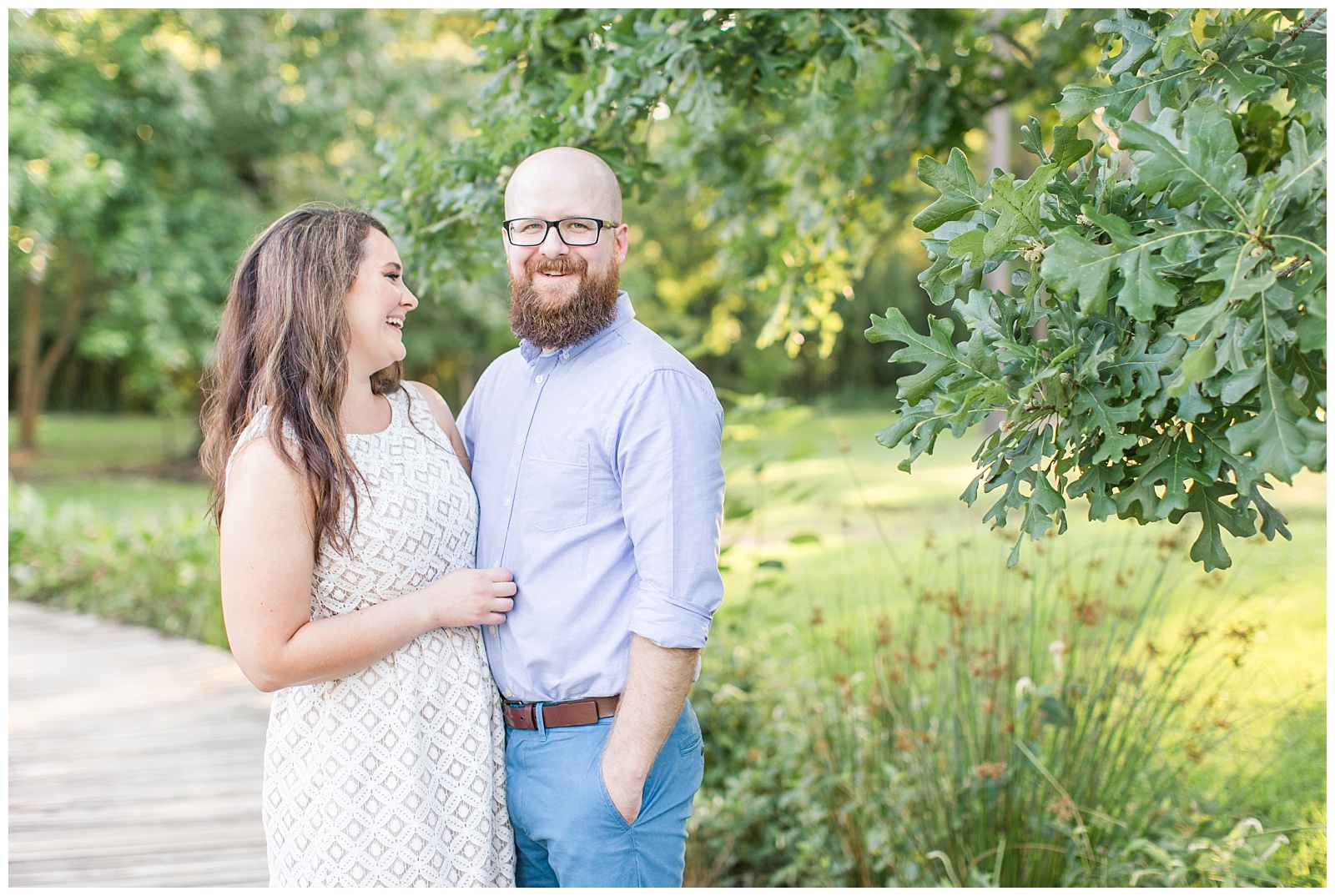 Kali & Chris | Hilltop Arboretum Engagement Session | Renee Lorio ...