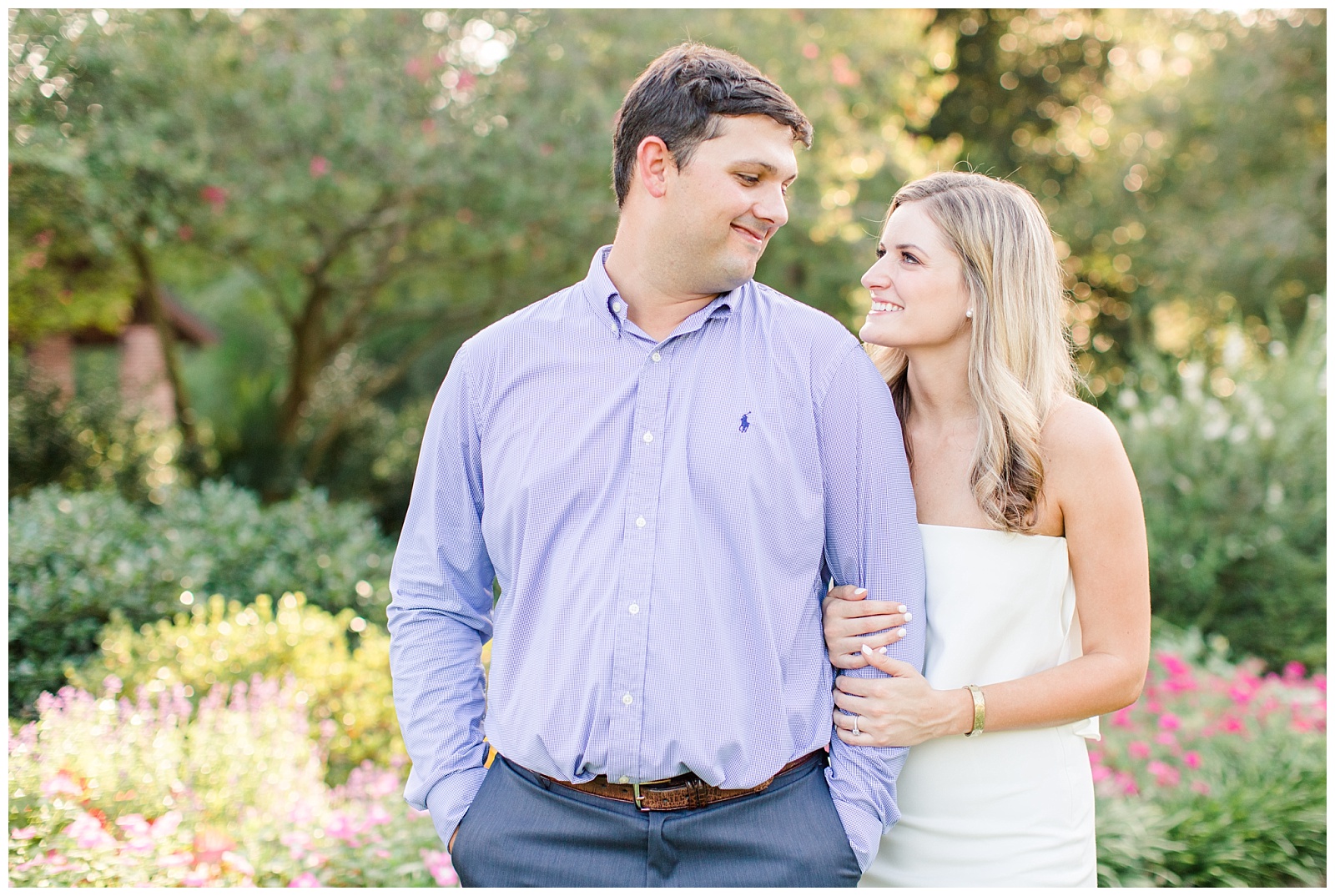 Erin & Brant | LSU AgCenter Botanic Gardens Engagement Session | Renee ...