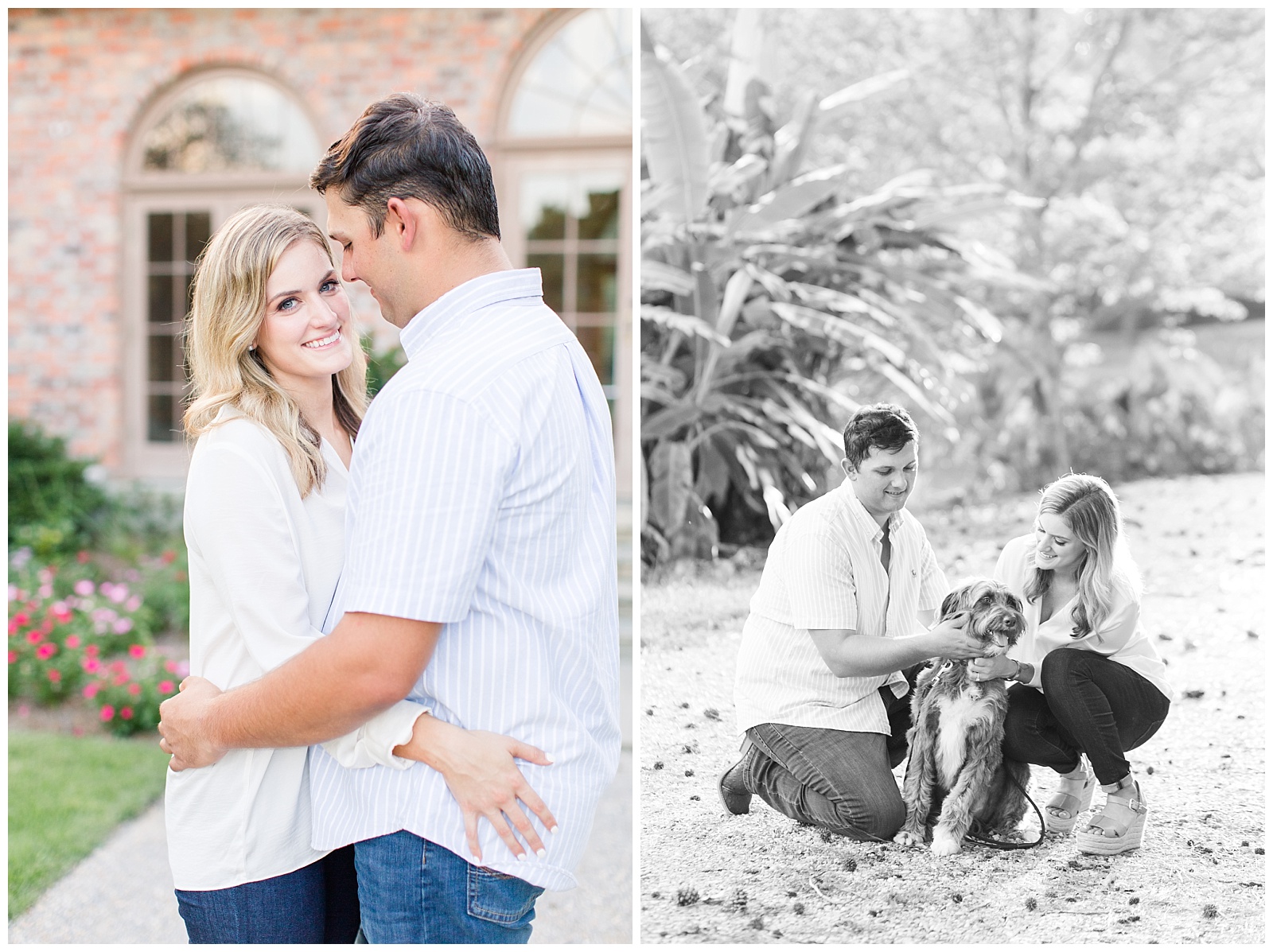 Erin & Brant | LSU AgCenter Botanic Gardens Engagement Session | Renee ...