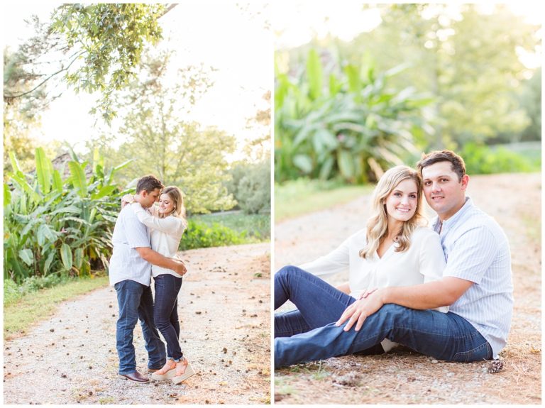 Erin & Brant | LSU AgCenter Botanic Gardens Engagement Session | Renee ...