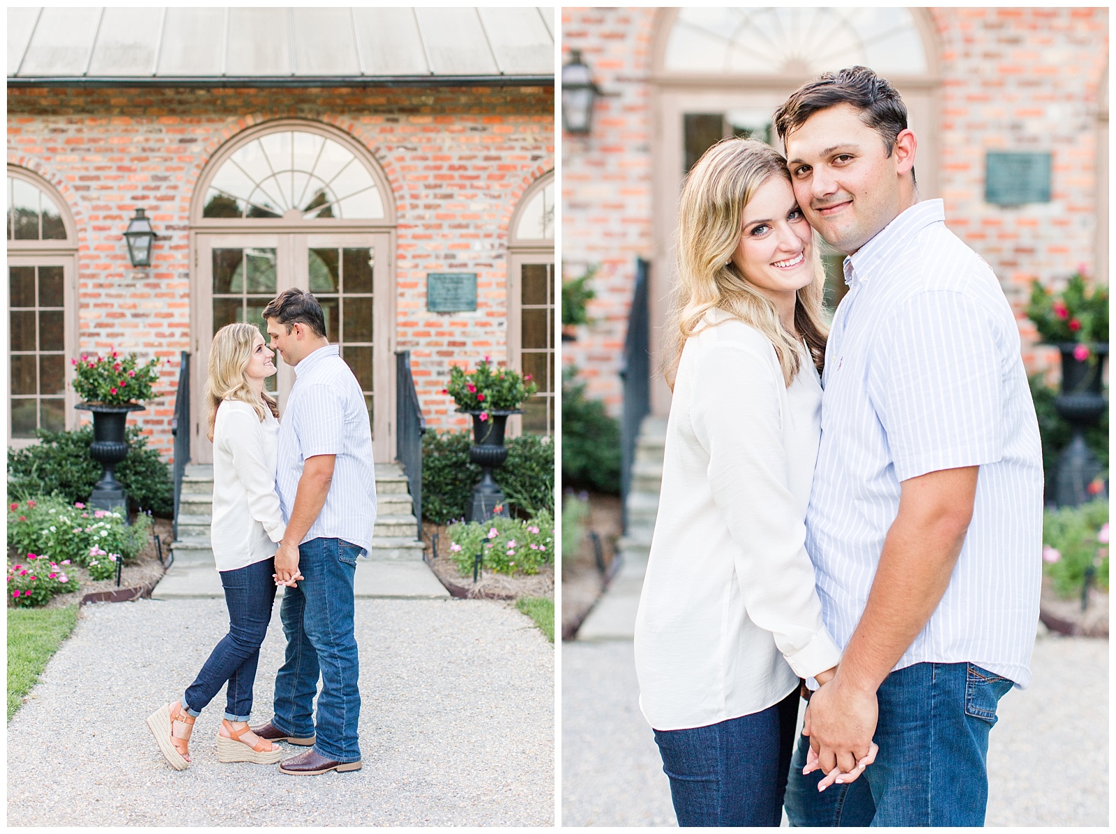 Erin & Brant | LSU AgCenter Botanic Gardens Engagement Session | Renee ...