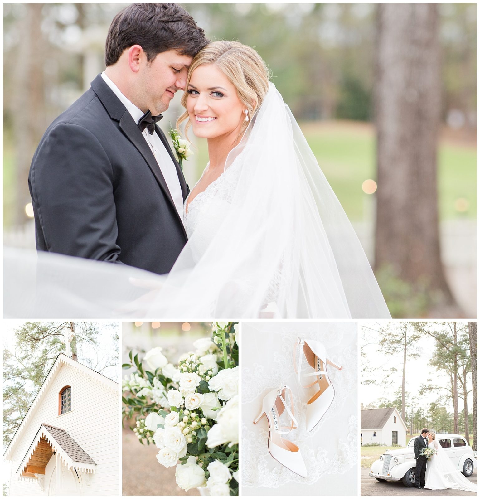 Erin & Brant | A Classic Ivory & Black Wedding at the Bluffs in St ...