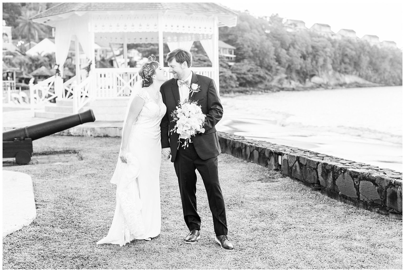 Elizabeth & Jack | A Tropical Destination Wedding In St. Lucia | Renee ...