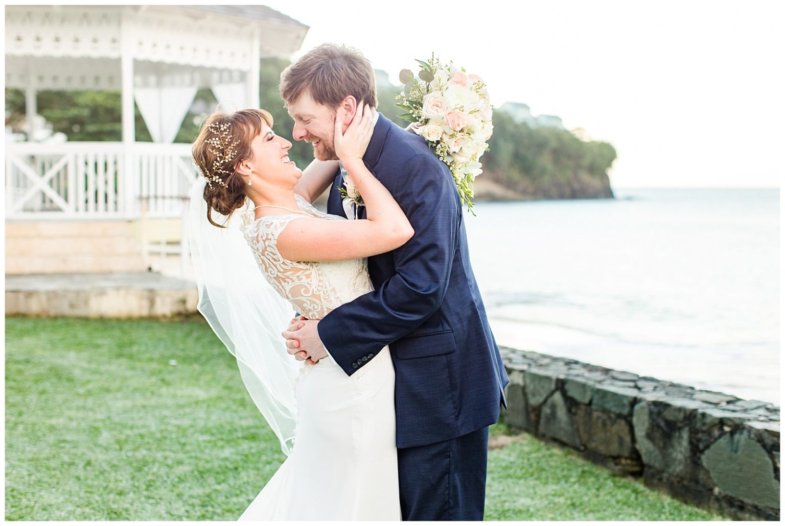 Elizabeth & Jack | A Tropical Destination Wedding In St. Lucia | Renee ...