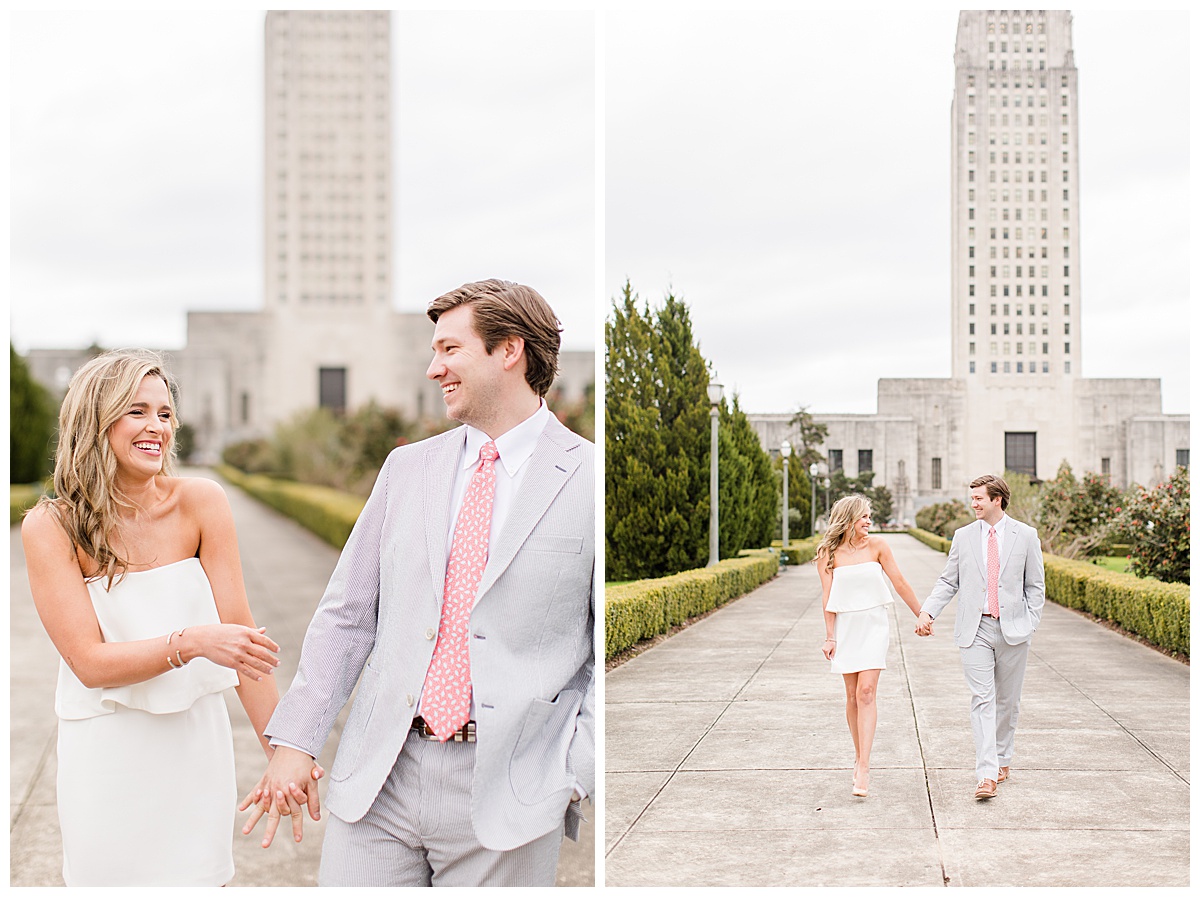 Brandie & Brandon | Downtown Baton Rouge Engagement Session | Renee ...