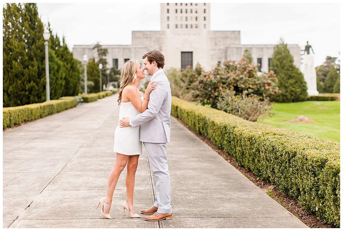 Brandie & Brandon | Downtown Baton Rouge Engagement Session | Renee ...
