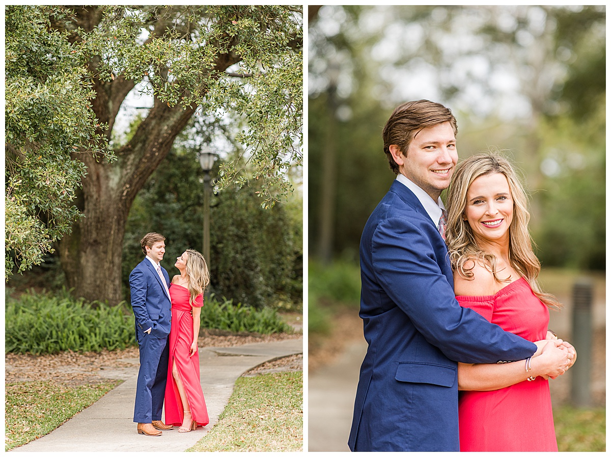 Brandie & Brandon | Downtown Baton Rouge Engagement Session | Renee ...