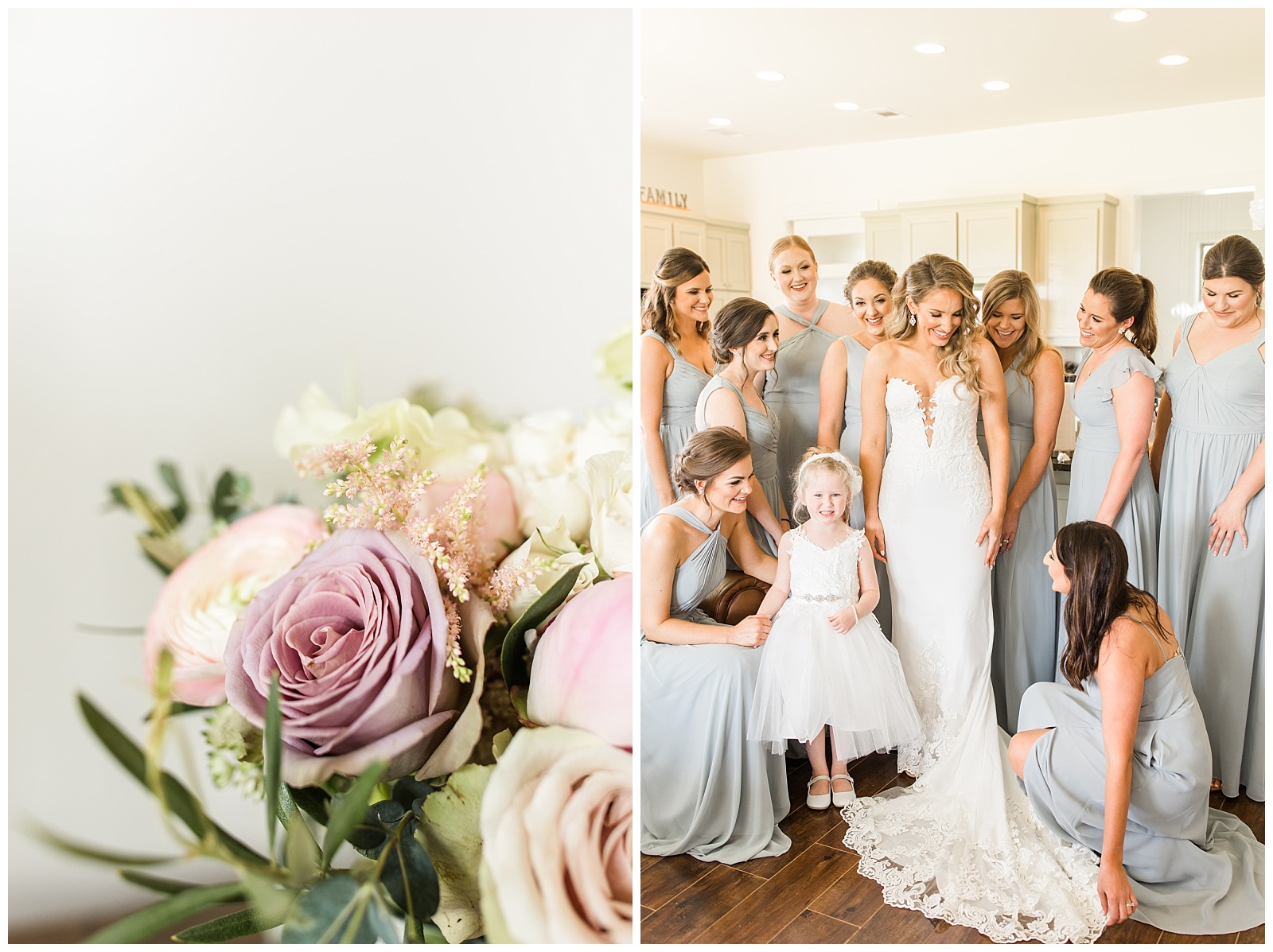 Maegan & Drew | Pale Blue Spring Wedding at the LSU Botanic Gardens ...