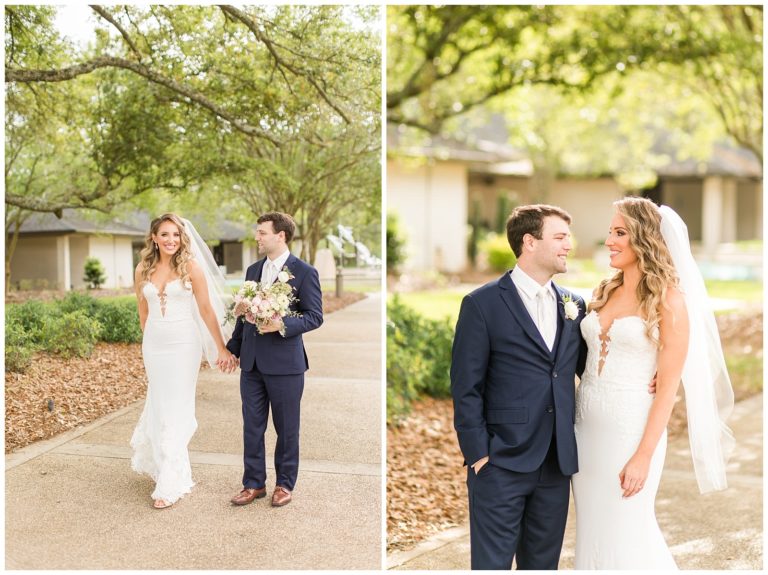Maegan & Drew | Pale Blue Spring Wedding at the LSU Botanic Gardens ...