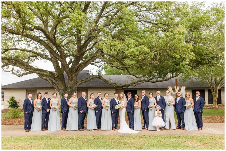 Maegan & Drew | Pale Blue Spring Wedding at the LSU Botanic Gardens ...