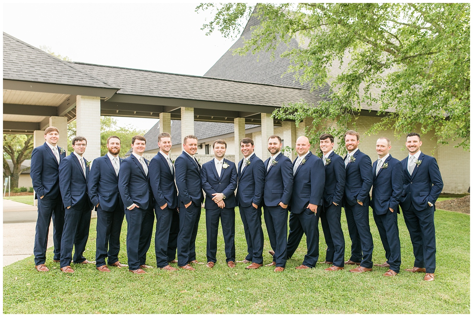 Maegan & Drew | Pale Blue Spring Wedding at the LSU Botanic Gardens ...