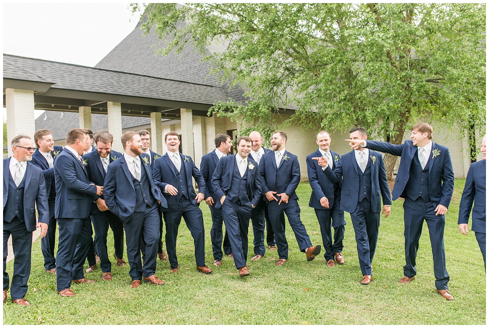 Maegan & Drew | Pale Blue Spring Wedding at the LSU Botanic Gardens ...