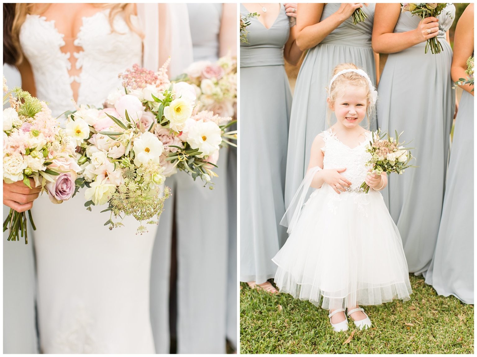 Maegan & Drew | Pale Blue Spring Wedding at the LSU Botanic Gardens ...