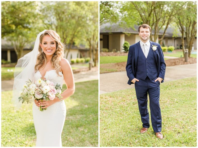 Maegan & Drew | Pale Blue Spring Wedding at the LSU Botanic Gardens ...