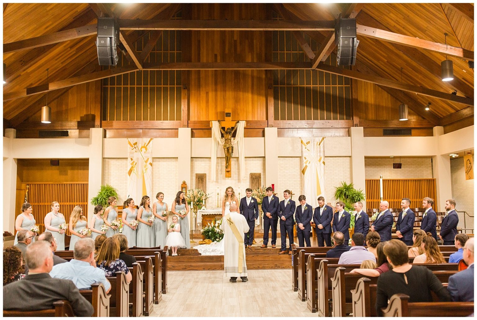 Maegan & Drew | Pale Blue Spring Wedding at the LSU Botanic Gardens ...