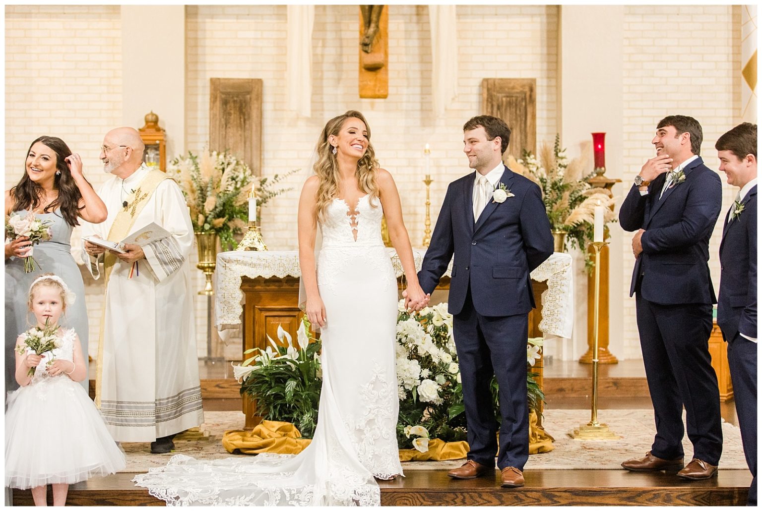Maegan & Drew | Pale Blue Spring Wedding at the LSU Botanic Gardens ...