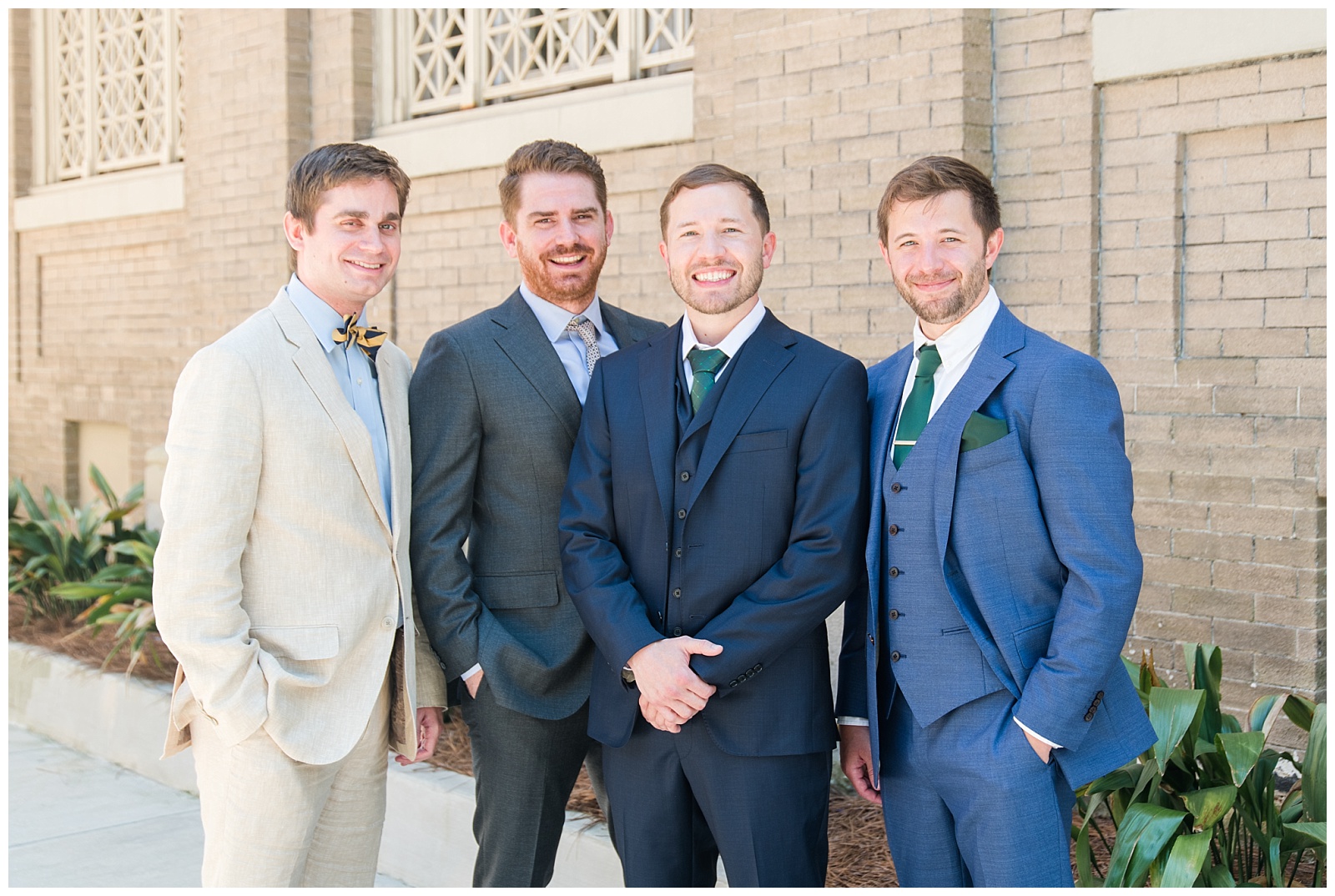 Dawn & Gary | A Green and Gold Downtown Baton Rouge Wedding | Renee ...