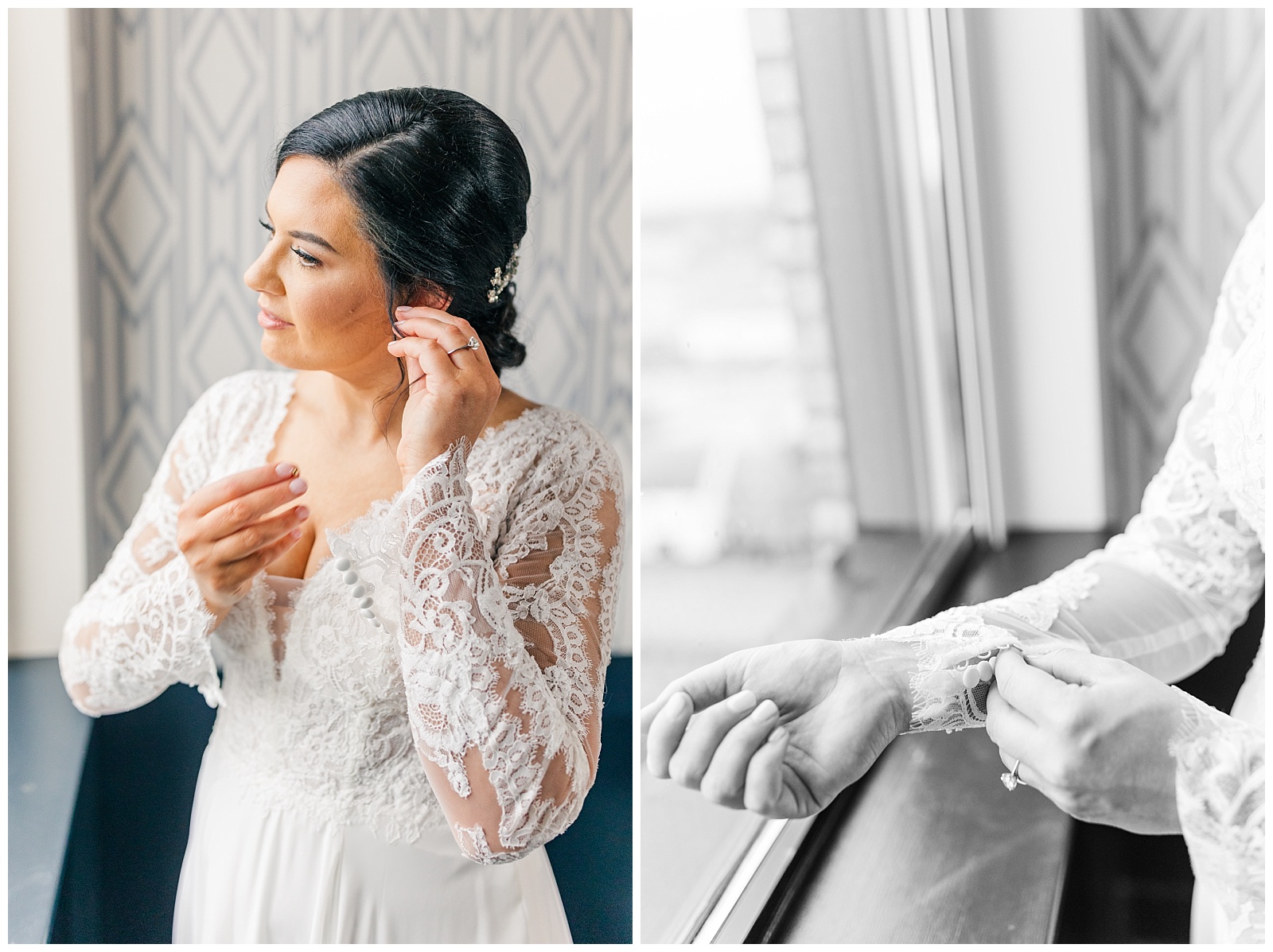 Lauren & Aaron | Navy Blue Winter Wedding at the Estuary | Renee Lorio ...