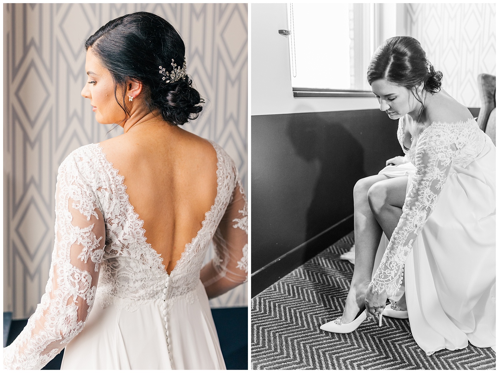 Lauren & Aaron | Navy Blue Winter Wedding at the Estuary | Renee Lorio ...